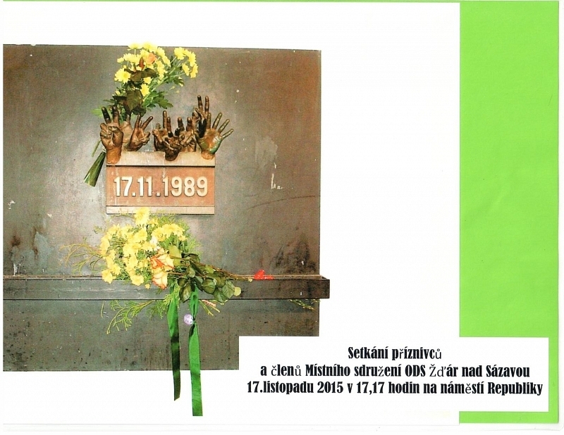 17. listopad - Den boje za svobodu a demokracii – ODS – Občanská ...